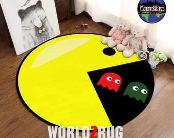 Pacman Ghost Rug - Etsy