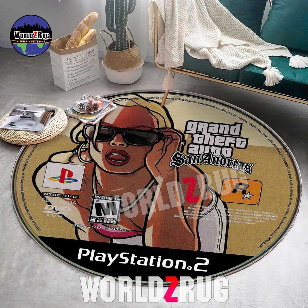 Grand Theft Auto Poster Rug for Game Room GTA Rug Gaming - Etsy
