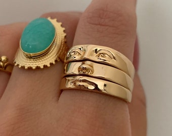 Human Face Ring - Etsy