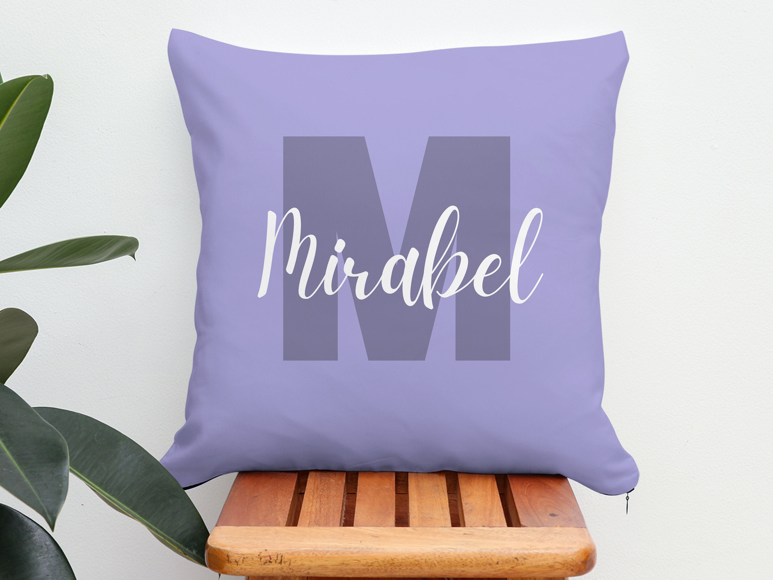 Custom Name Throw Pillow, Personalized Name Pillow, Customized Name ...
