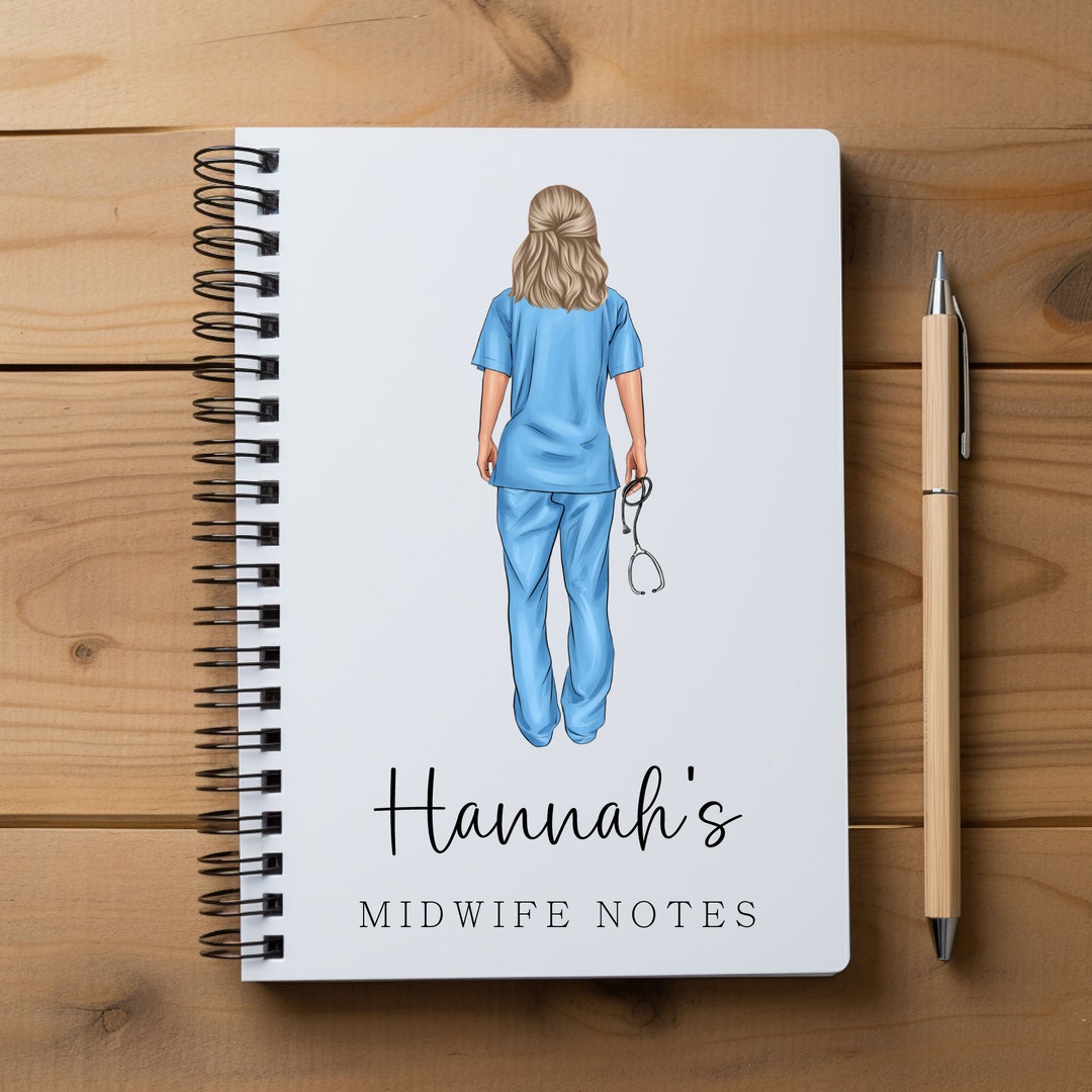 Personalised Midwife Notebook - Congratulations Midwife Gift ...