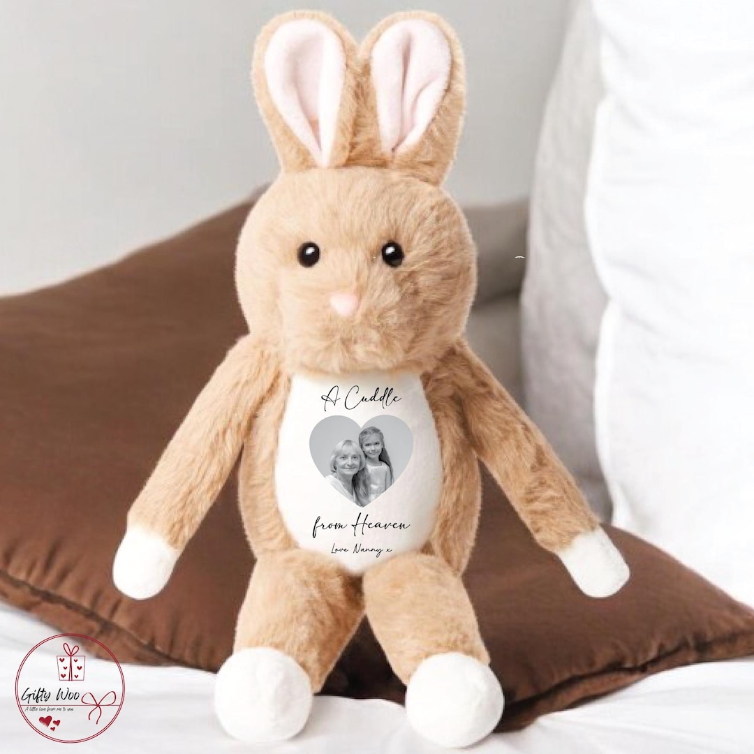 Memory Bunny Rabbit Soft Toy A Cuddle From Heaven Bunny Memory Gift ...