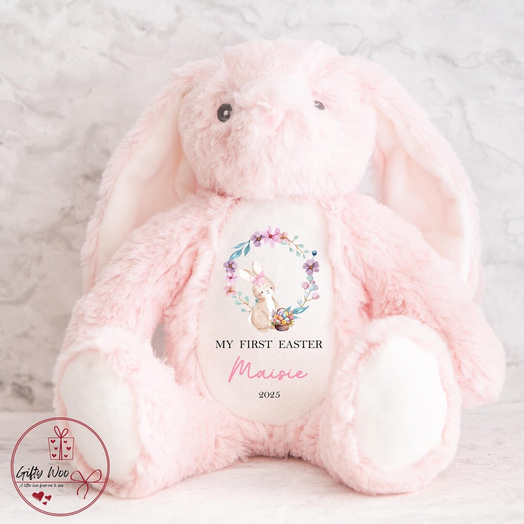 My First Easter Bunny Rabbit Soft Toy Gift - 1st Easter Gift for Baby ...