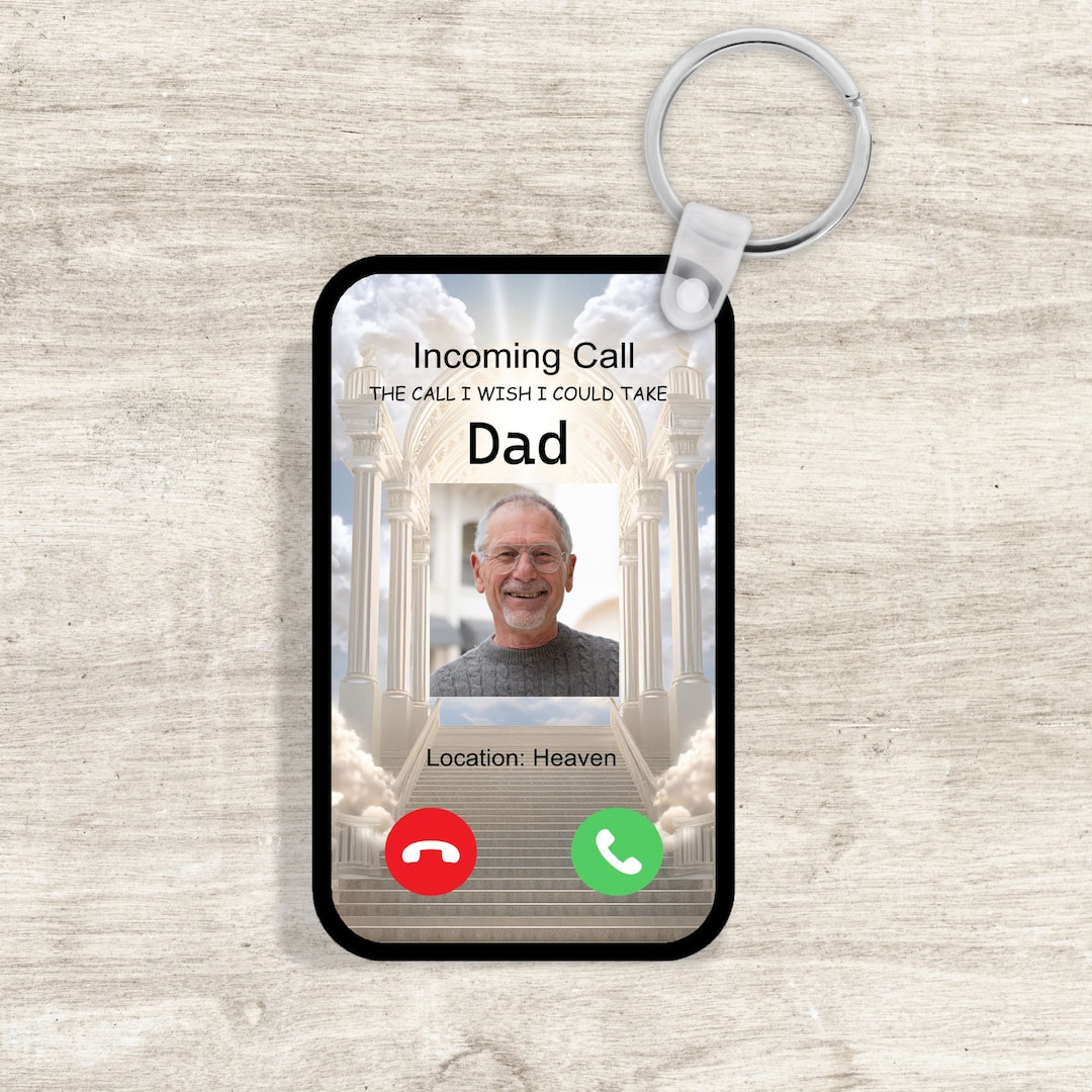 Call From Heaven Keyring the Call I Wish I Could Take Personalised ...
