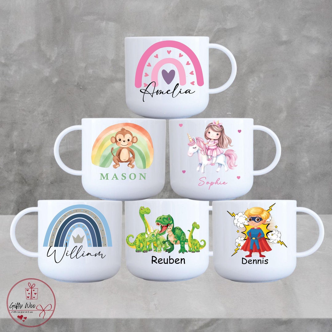 Kids Unbreakable Mug Cup - Children's Mug - Kids Mug, 6oz/11oz Mug for ...