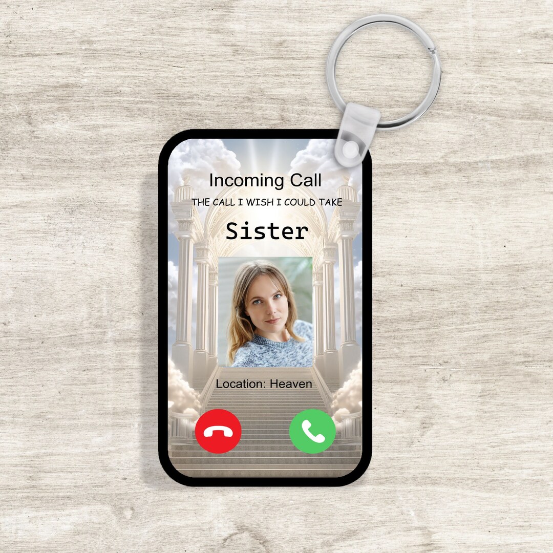 Call From Heaven Keyring the Call I Wish I Could Take Personalised ...