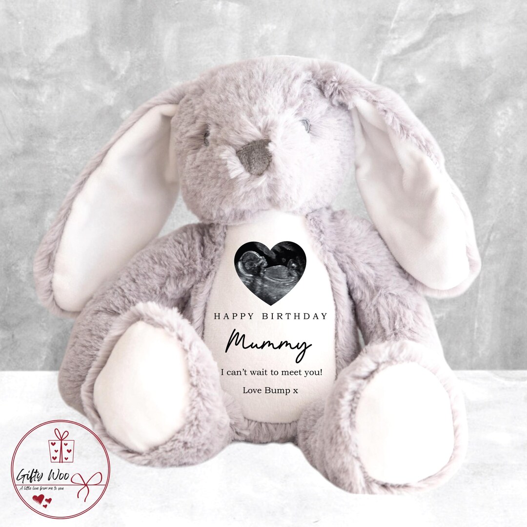 Mummy to Be Birthday Gift From Bump Bunny Soft Toy - Mummy to Be ...