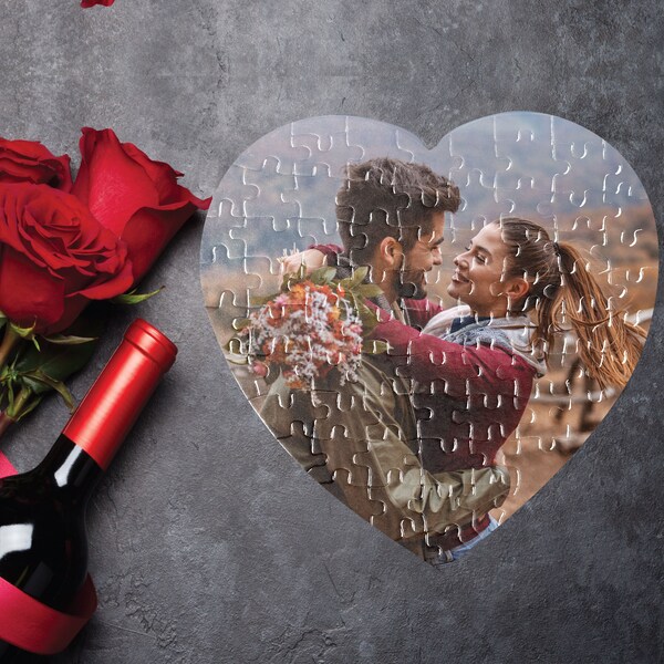 Heart Shaped Puzzle - Etsy