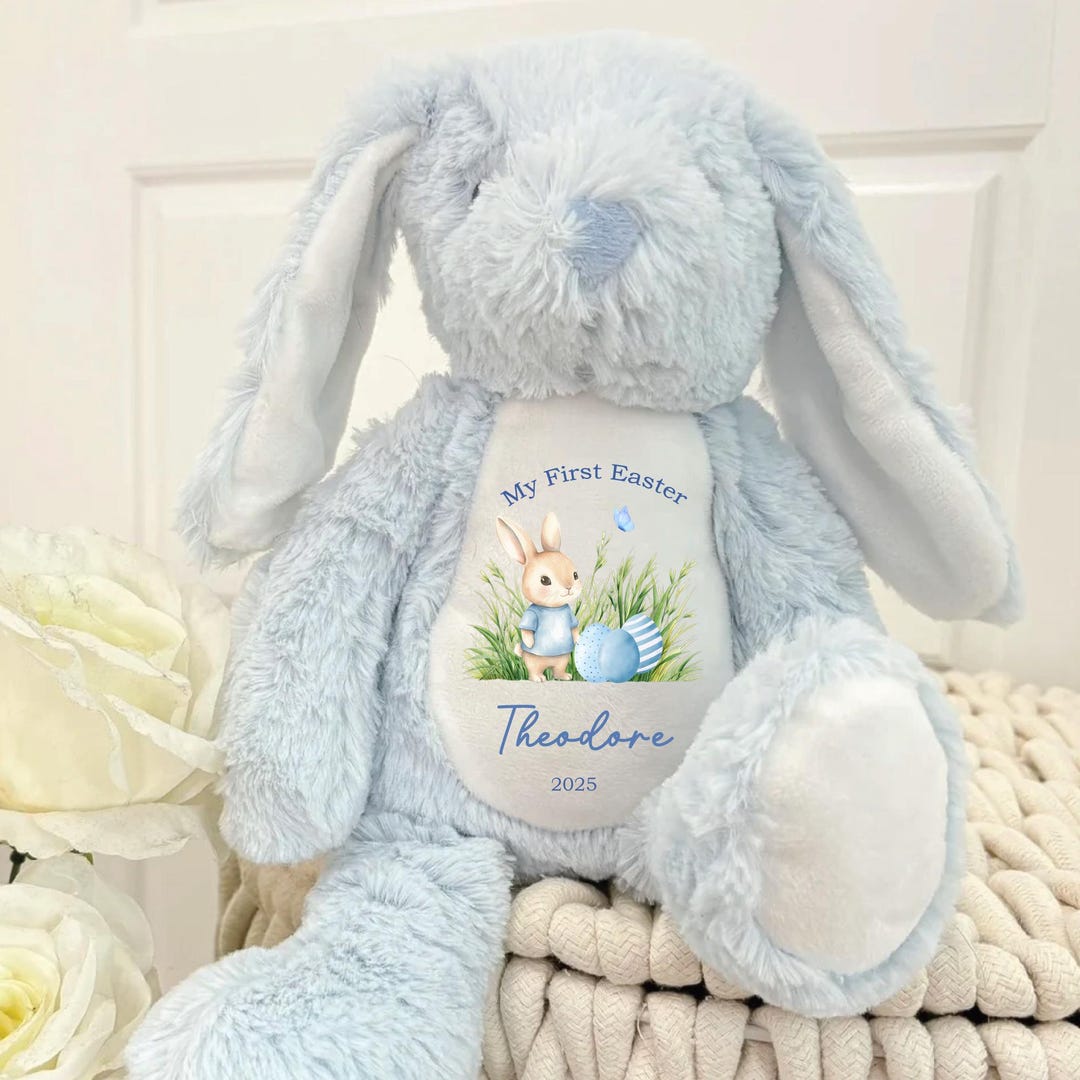 My First Easter Bunny Rabbit Soft Toy Gift - 1st Easter Gift for Baby ...
