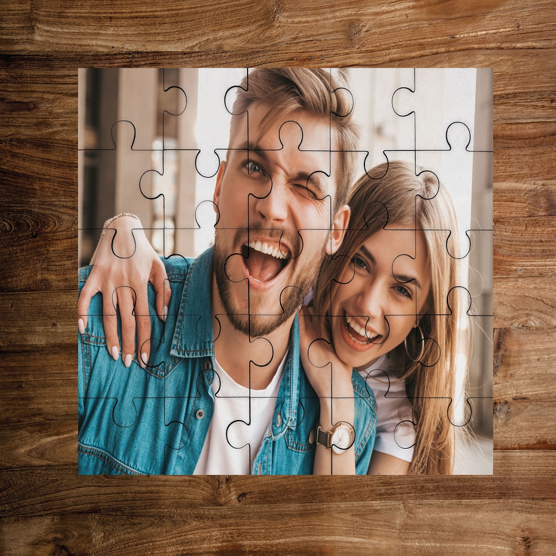 Premium Wooden Personalised Photo Jigsaw 25 Pieces ANY PHOTO Custom ...