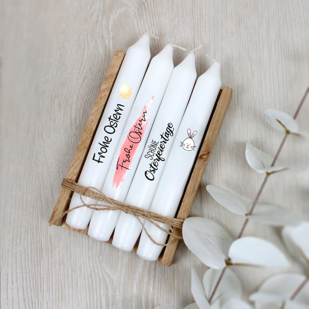 PDF Template for Easter, Water Slide Film, Candle Tattoo, DIY Candle ...