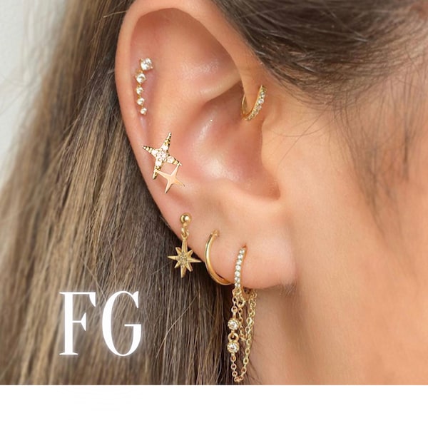 Celestial Earrings - Etsy