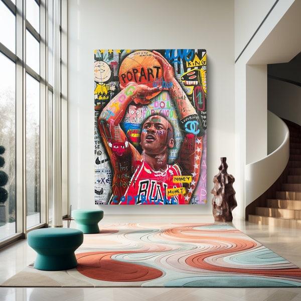 Basketball Poster Graffiti - Etsy