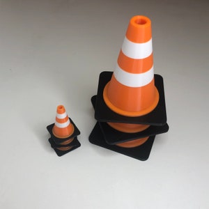 Mini Traffic Cone 3PK - Etsy