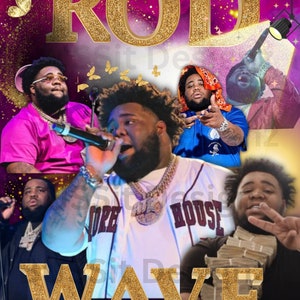 Rod Wave PNG File, Concert Design, T Shirt Design - Etsy