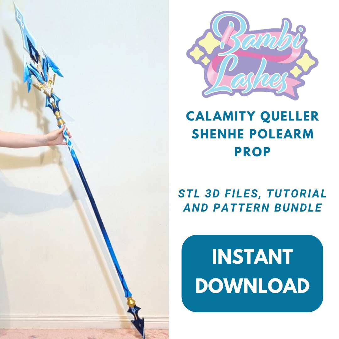 Calamity Queller 3D STL Files and Tutorial, Genshin Impact Shenhe ...