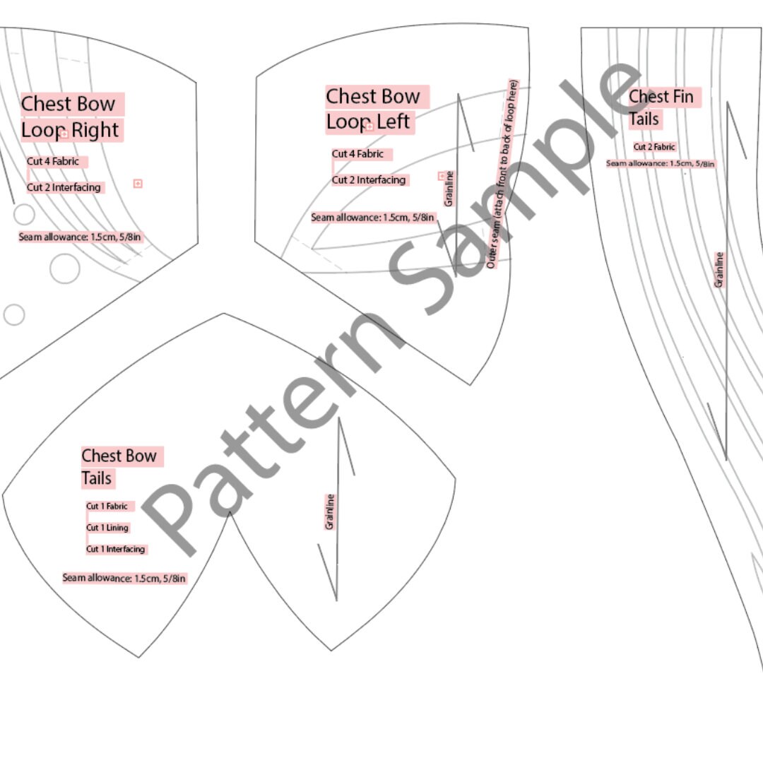 Kokomi Cosplay Pattern and Tutorial, Genshin Impact Sangonomiya Kokomi ...