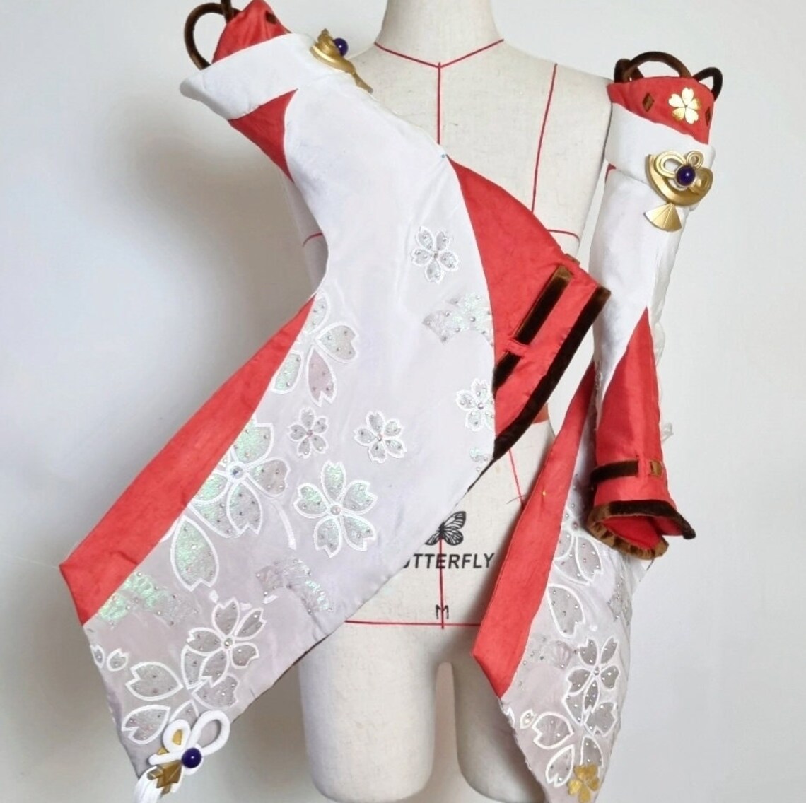 Yae Miko Cosplay Pattern and Tutorial, Genshin Impact Yae Miko Pattern ...