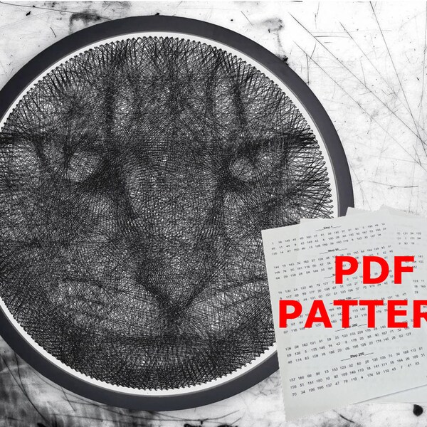 Cat String Art - Etsy
