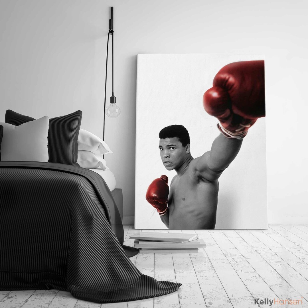 Muhammad Ali Canvas Print Ali Portrait Wall Art Canvas - Etsy
