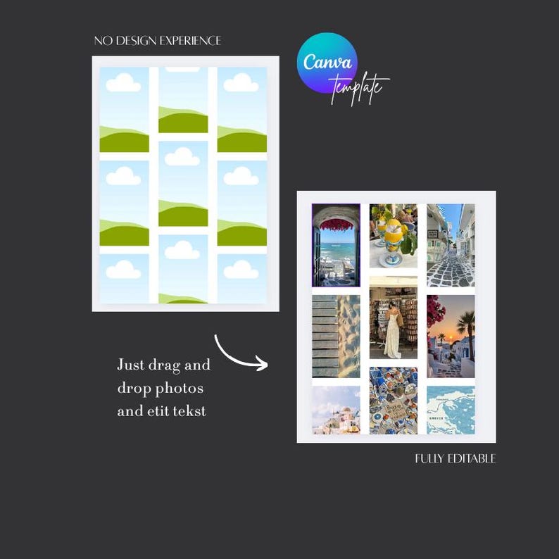 Couple Photo Book Template Editable in Canva, Modern Editorial Magazine ...