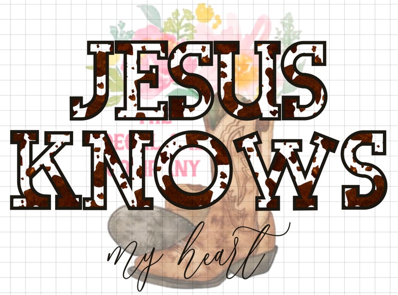 Jesus Knows My Heart Digital Download - Etsy
