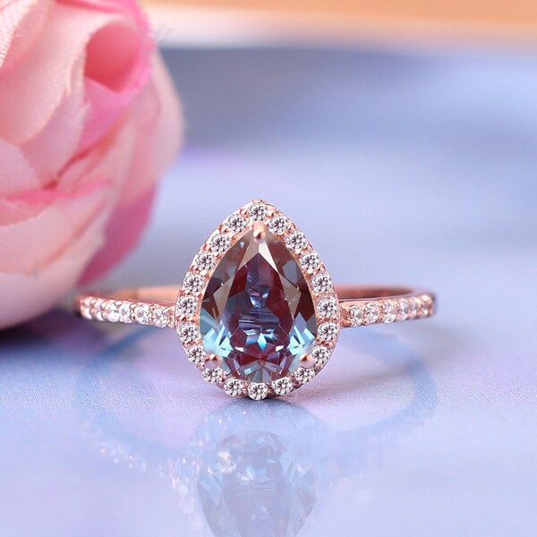 Mens Lab Created Alexandrite Ring - Etsy