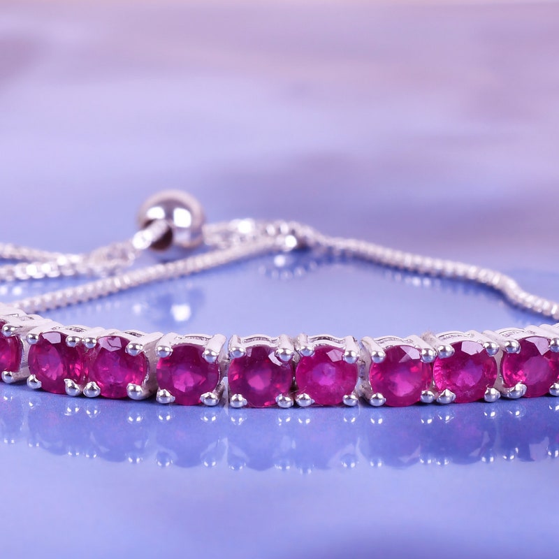 Ruby Bracelet - Etsy