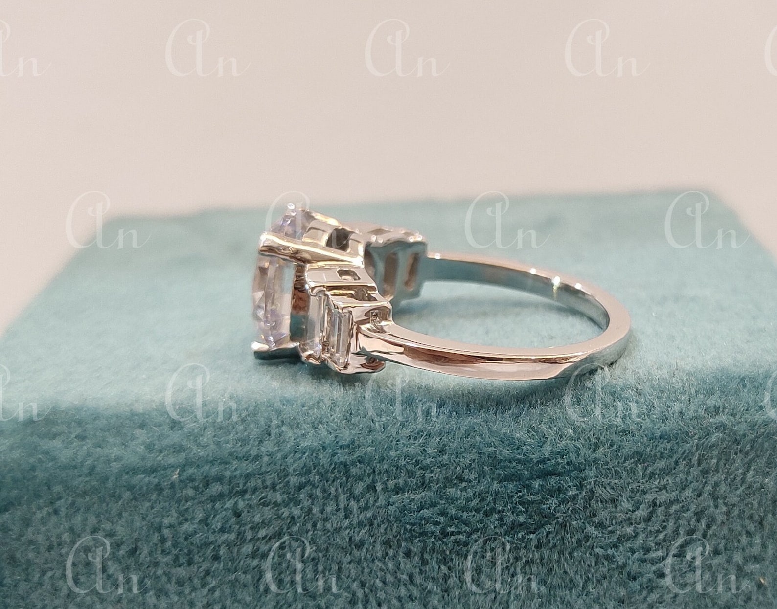 Titanic 2.2ct White Round Cut Engagement Ring in 925 Sterling Silver ...
