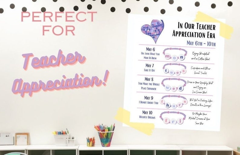 Teacher Appreciation Week Flyer, Teacher Appreciation, Taylor Swift ...