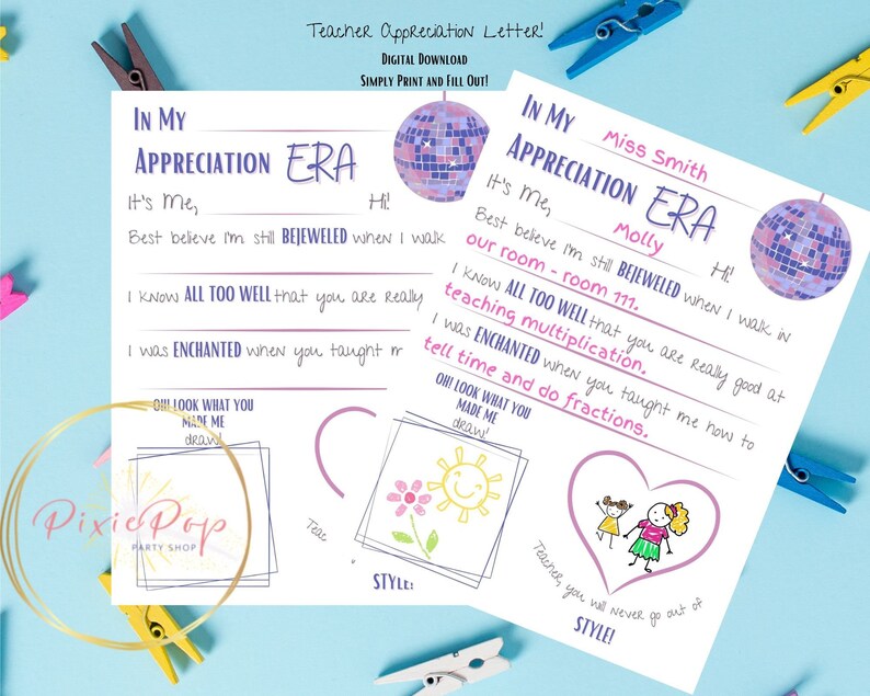 Teacher Appreciation Week Letter, Teacher Appreciation Celebration ...