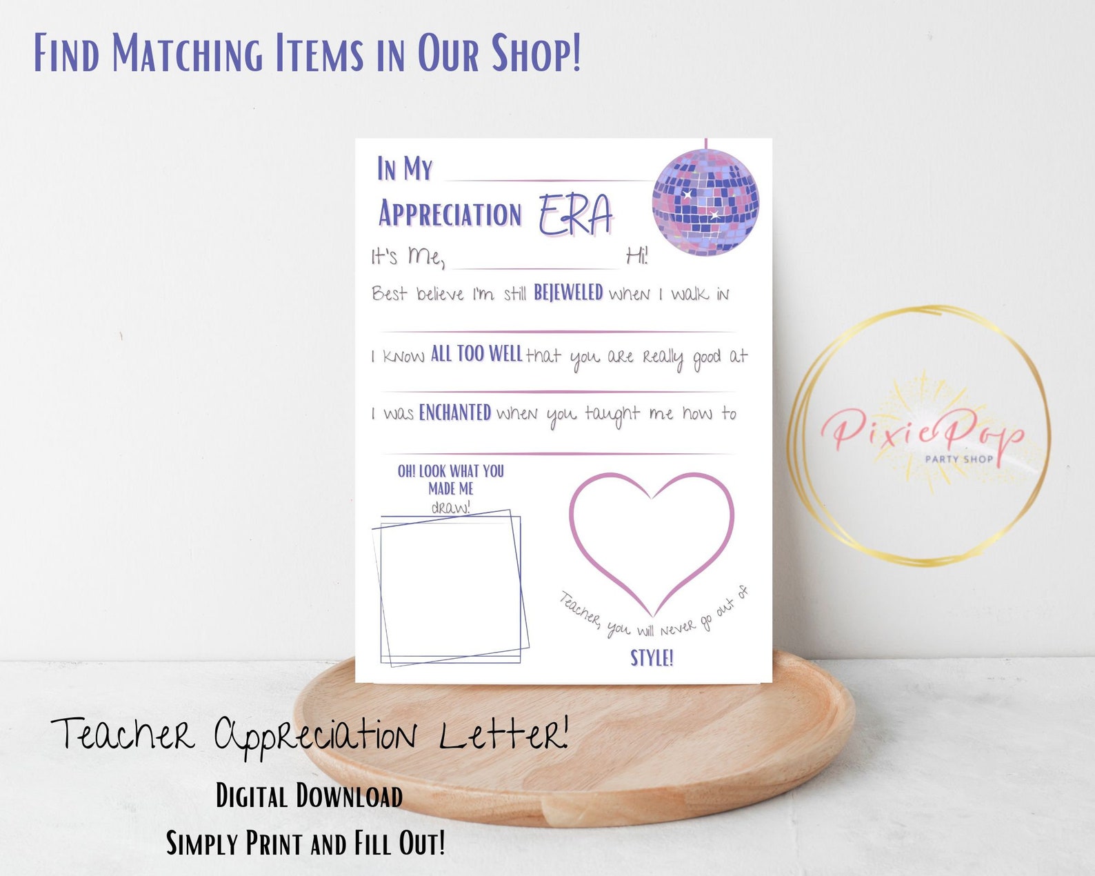 Teacher Appreciation Week Letter, Teacher Appreciation Celebration ...
