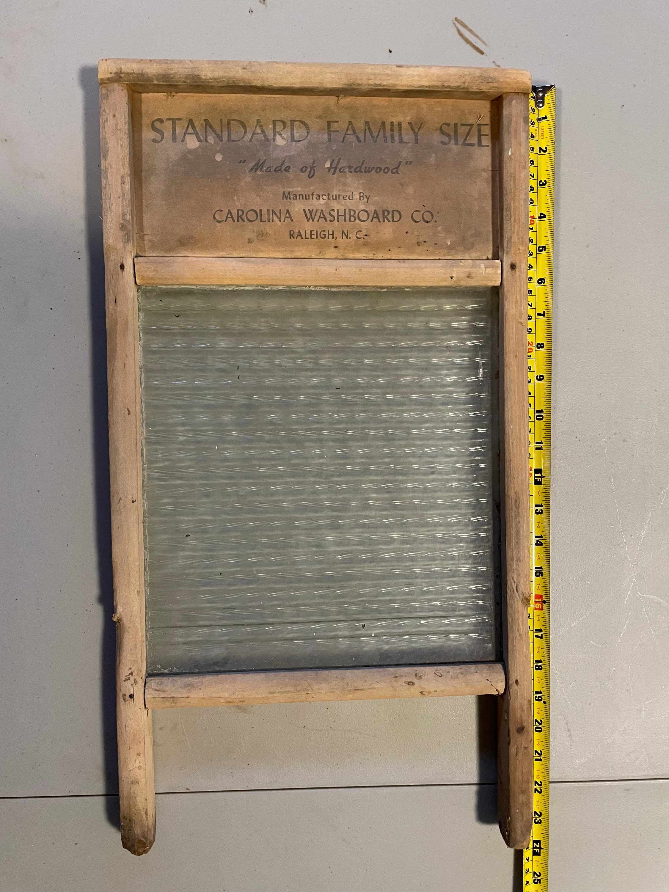 Vintage No 80 Standard Family Size Washboard Made of Hardwood by ...