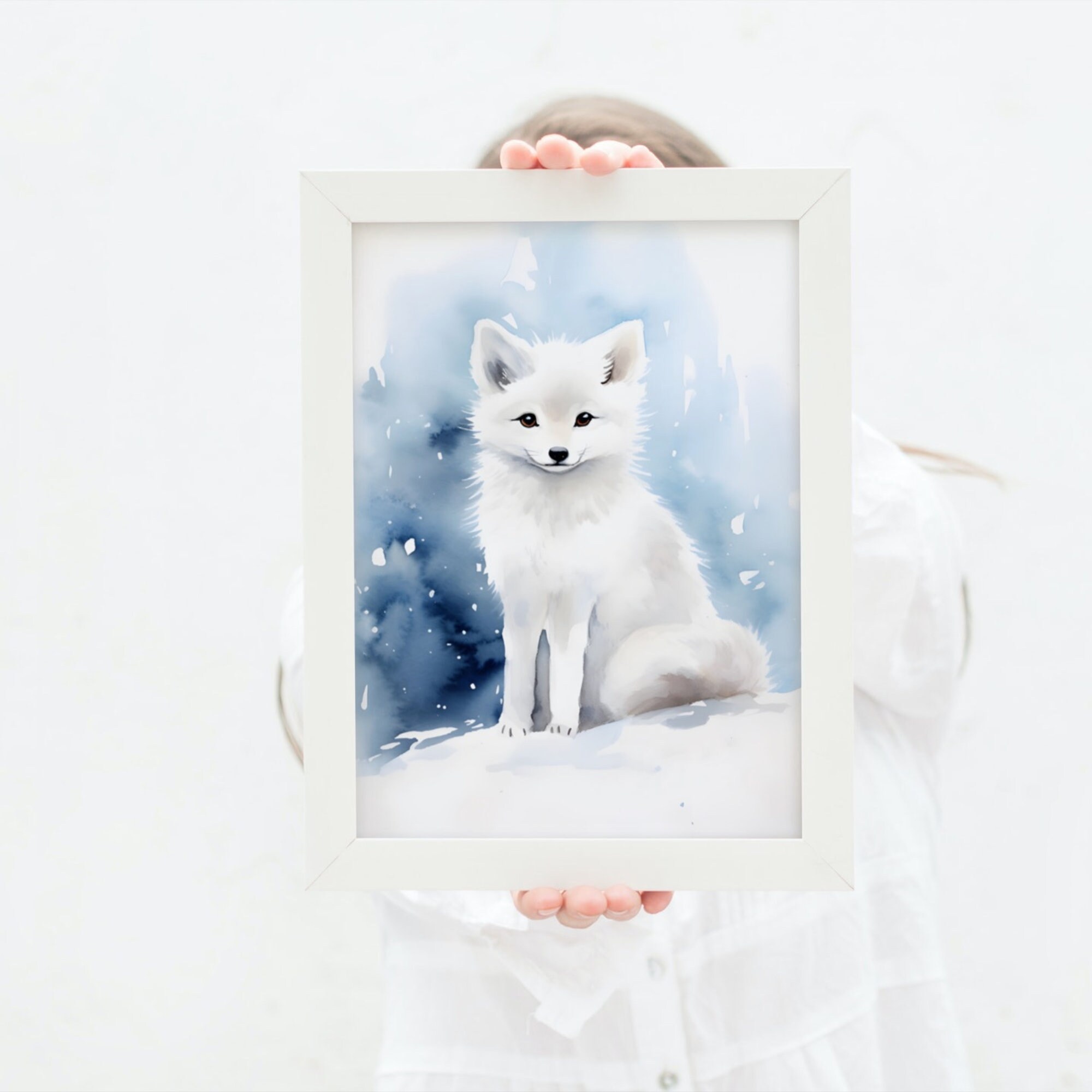 Arctic Fox Nursery - Wall Art Arctic - PRINTABLE ART - Arctic Fox Wall ...