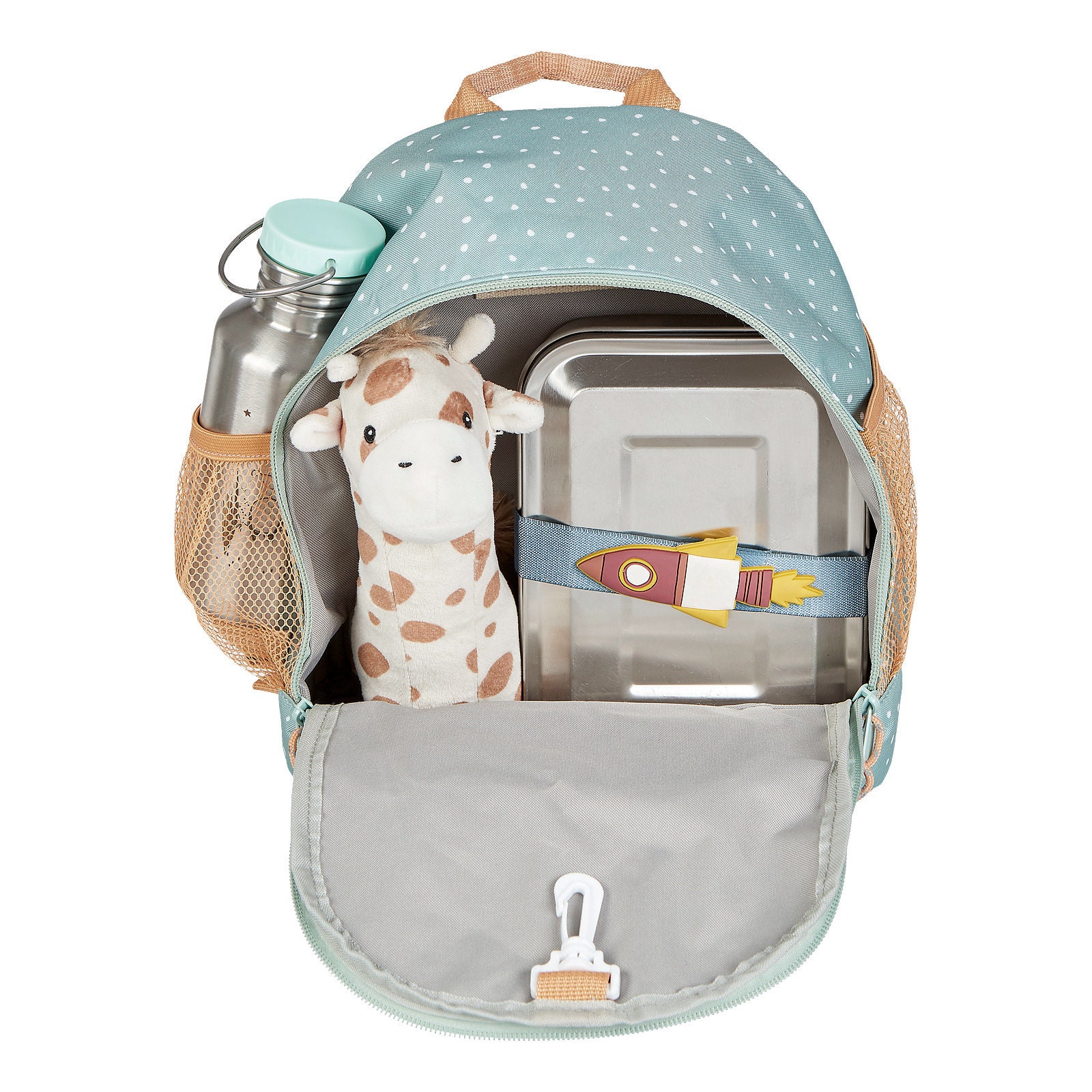 Kindergartenrucksack ab 3 Jahre mit Glückskind Patch für Junge und ...