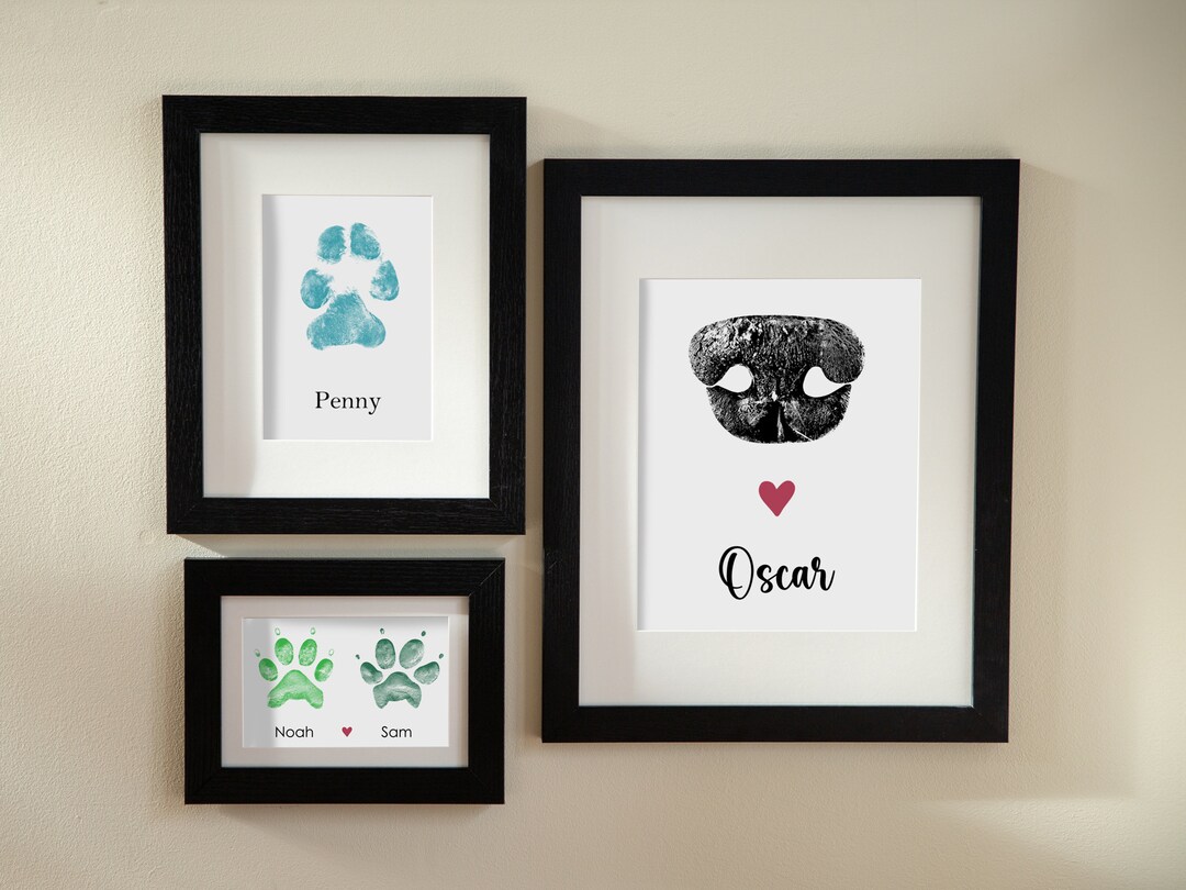 Paw Print Editing • Custom Paw Print • Physical Print • Pet Memorial ...