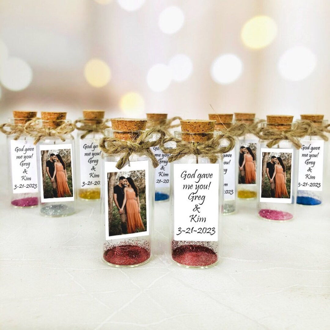 Barn Wedding Favors Personalised With Photo Rustic Wedding - Etsy