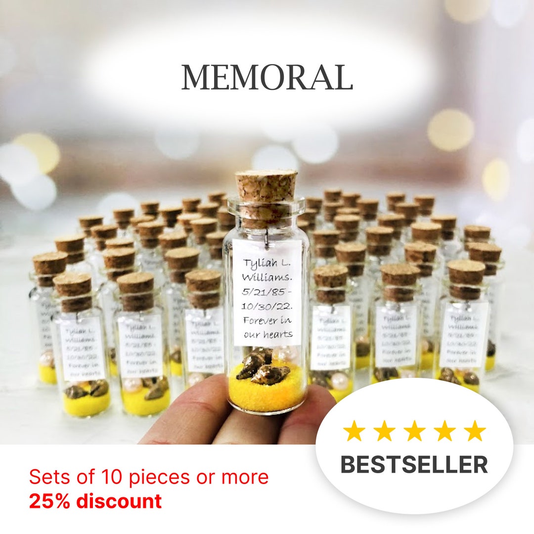 Custom Celebration of Life Favors, Personalized Funeral Favors, Beach ...