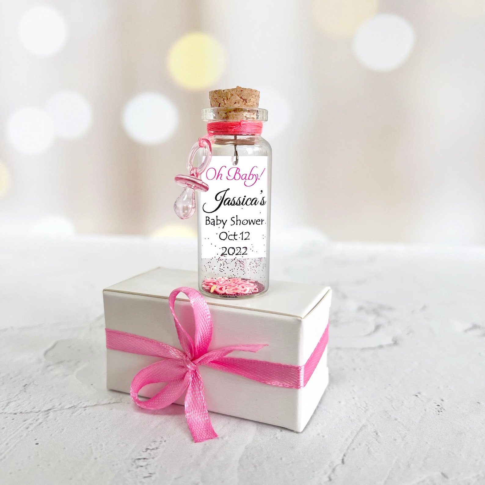 Personalized Favors Set for Baby Shower Party - Custom Gifts for Guest ...