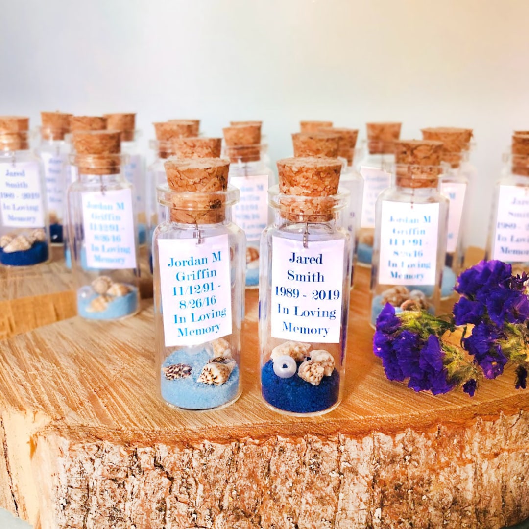 Personalized Funeral Favors, Custom Celebration of Life Favors ...