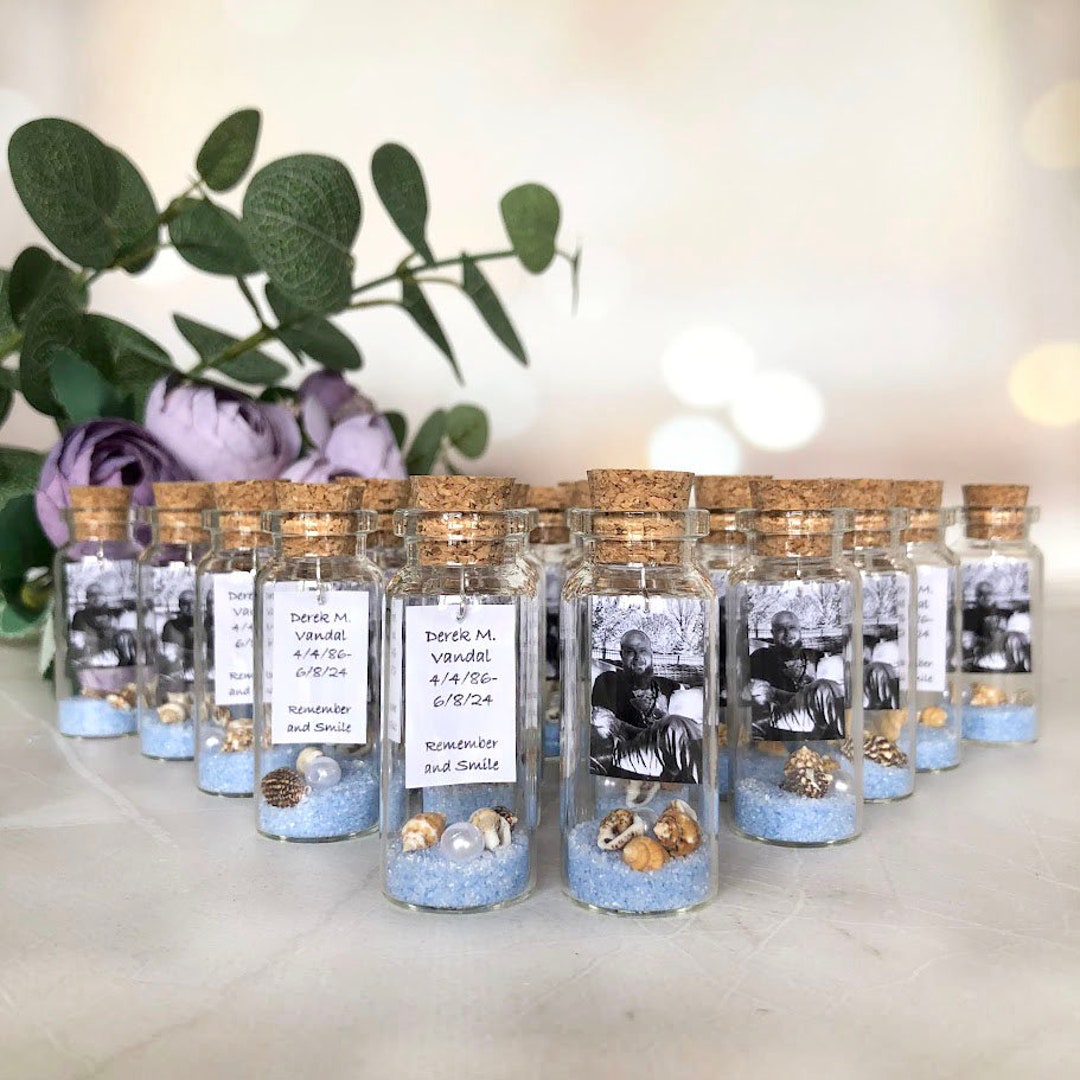 Custom Funeral Favors With Photo, Celebration of Life Favors, Memorial ...