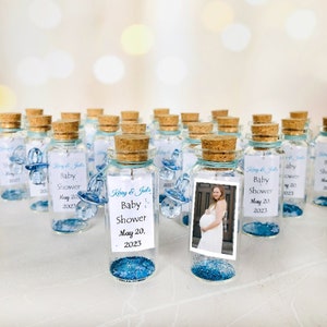 Baby Shower Guests Gifts, Boy Baby Shower Party Favors With Photo ...