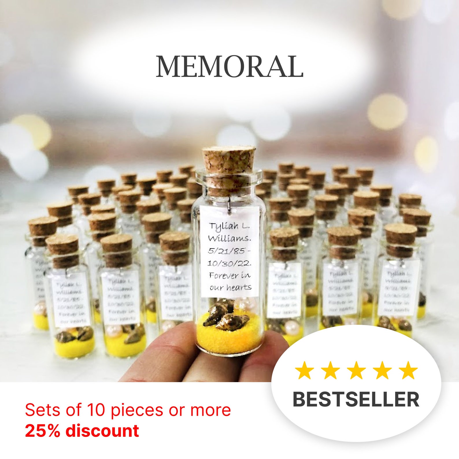 Personalized Funeral Favors Custom Celebration of Life Favors Memorial ...