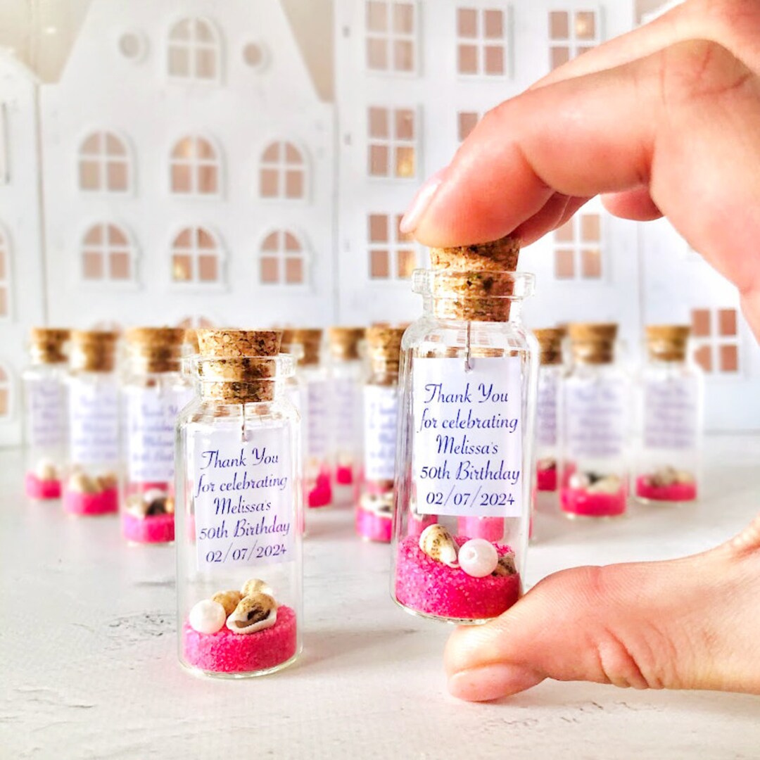 Birthday Party Favors, Personalized Message in a Bottle, Cruise Party ...