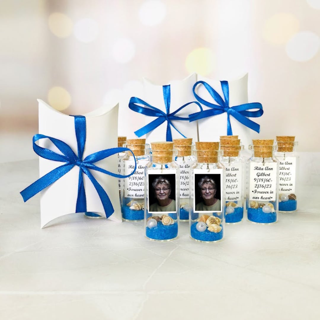 Celebration of Life Favors, Funeral Photo Favors for Loss of Mom ...