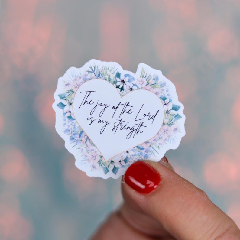 The Lord is My Strength Worship Sticker/matte, Glossy, Weatherproof ...