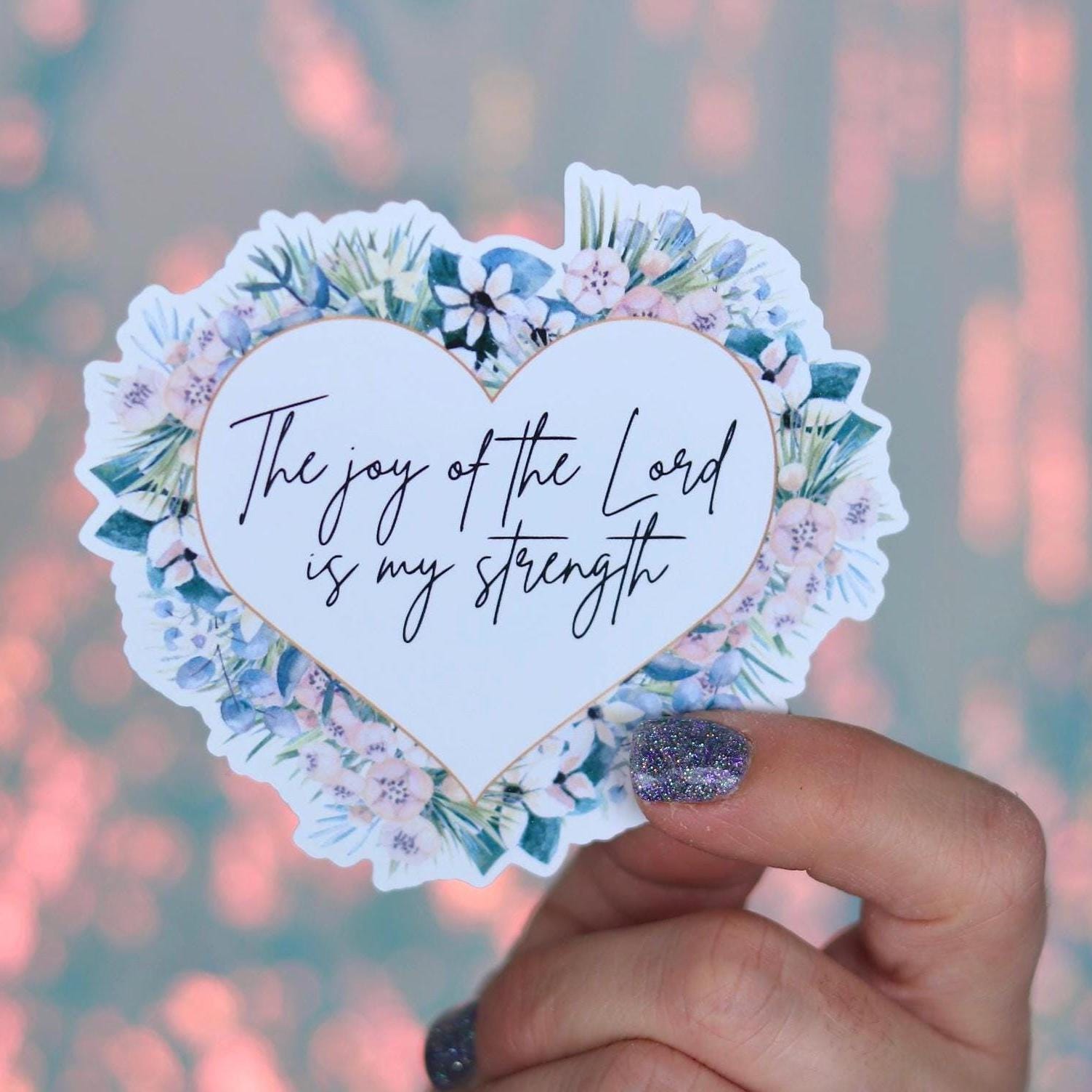 The Lord is My Strength Worship Sticker/matte, Glossy, Weatherproof ...