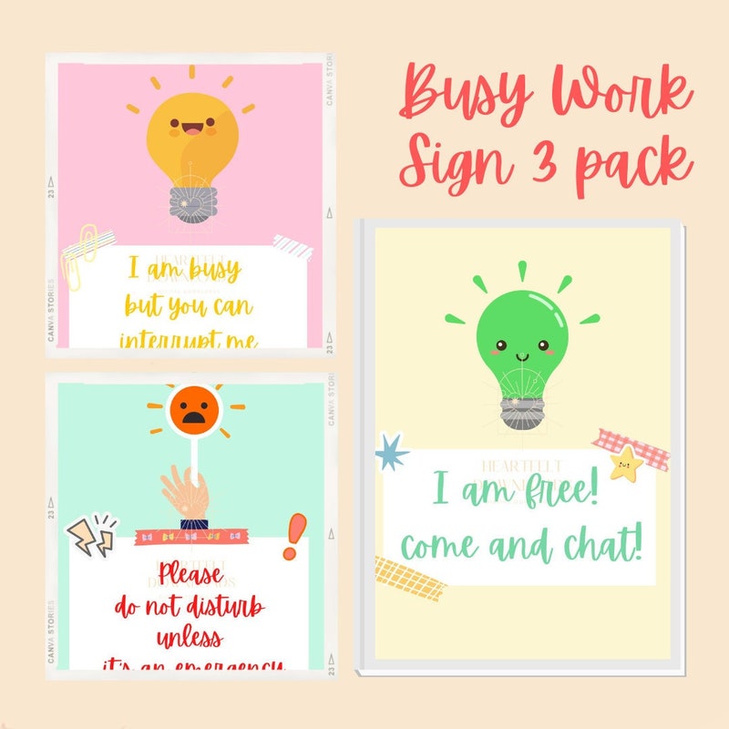 Work From Home Sign - Etsy