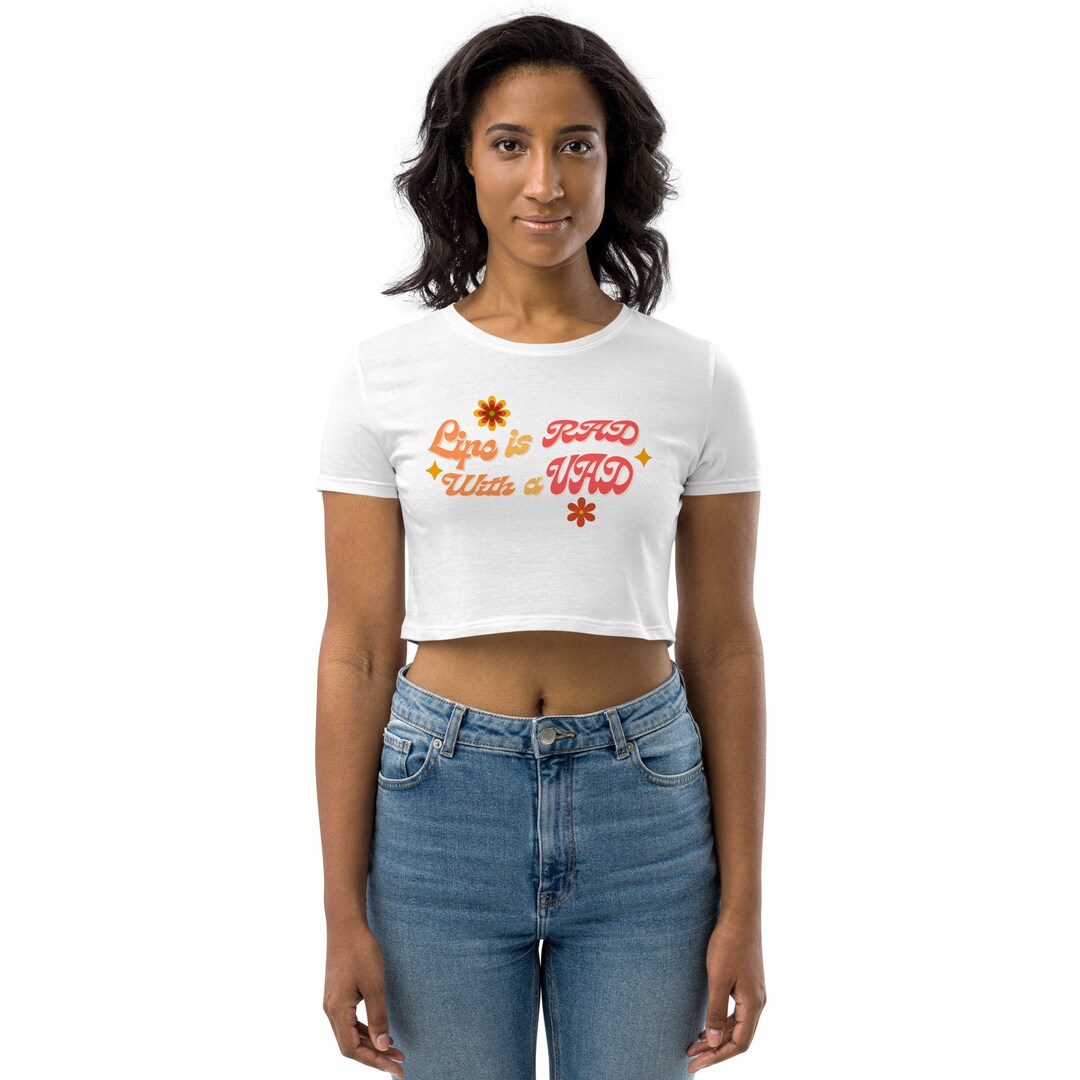 LVAD Crop Top: Life is RAD With a VAD - Etsy