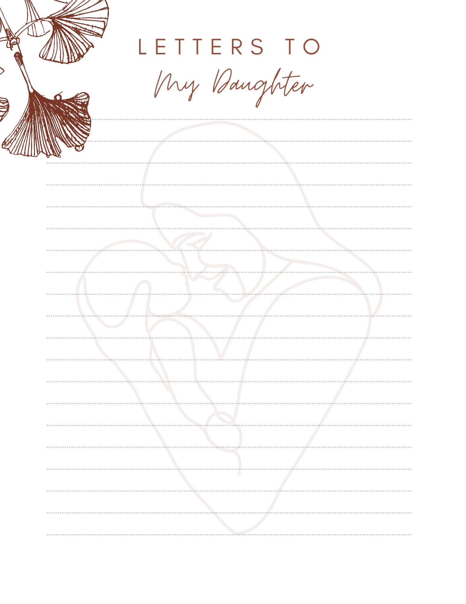 Letters to My Daughter: Digital Download Journal - Etsy